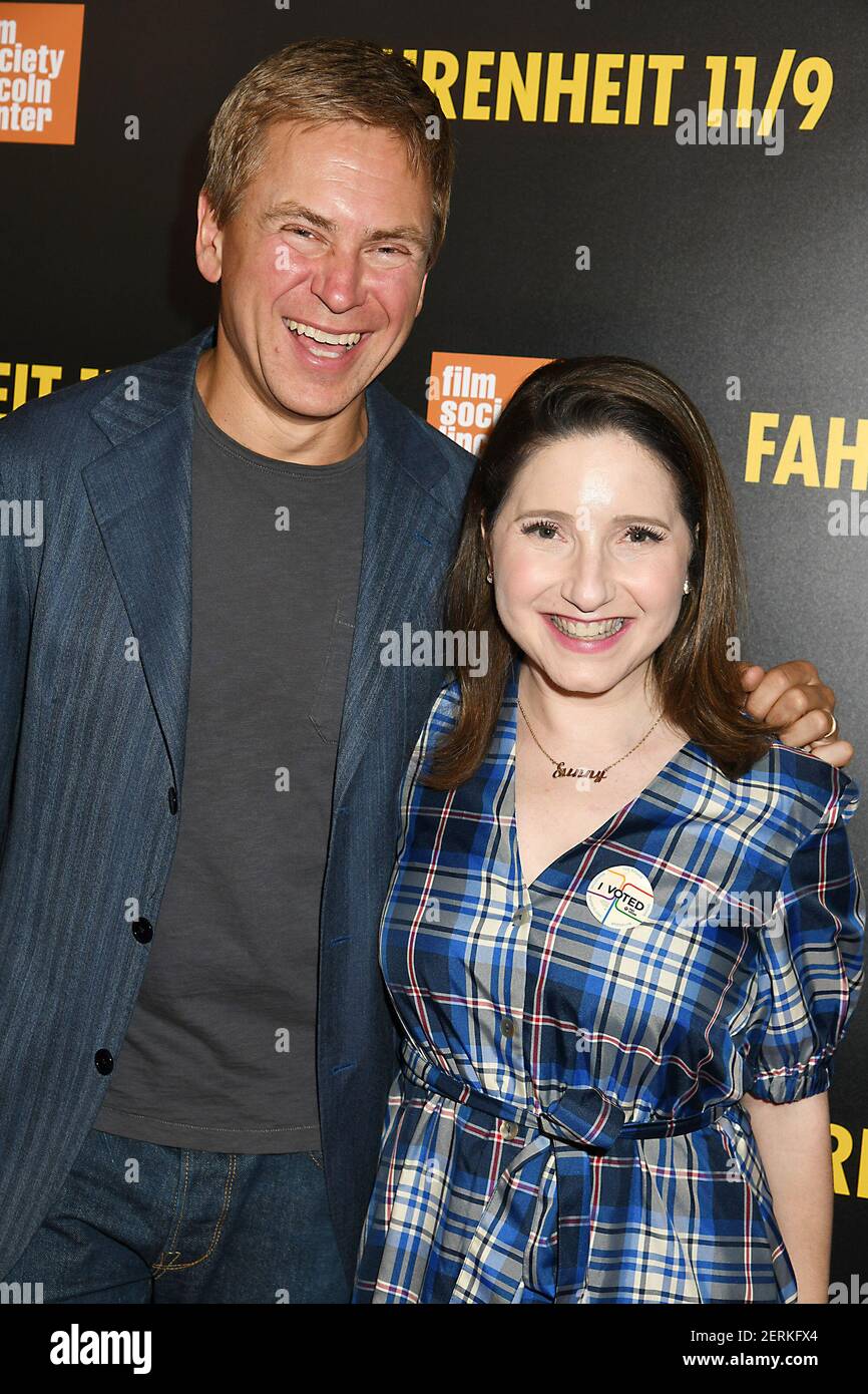 Pat Kiernan of NY1 and Jamie Stetler attend the Fillm Society of ...