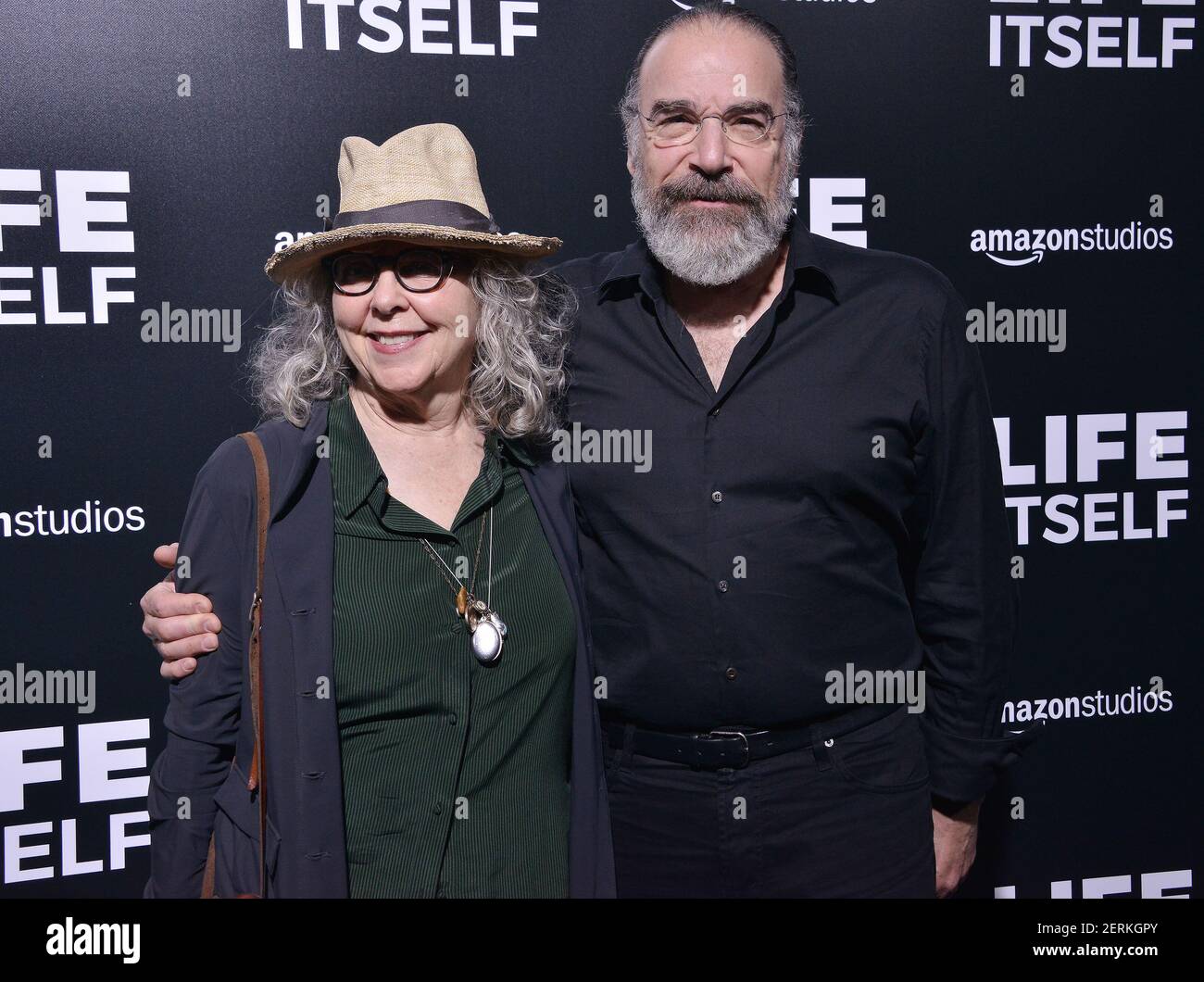 (L-R) Wife Kathryn Grody and Mandy Patinkin arrives at Amazon Studios ...