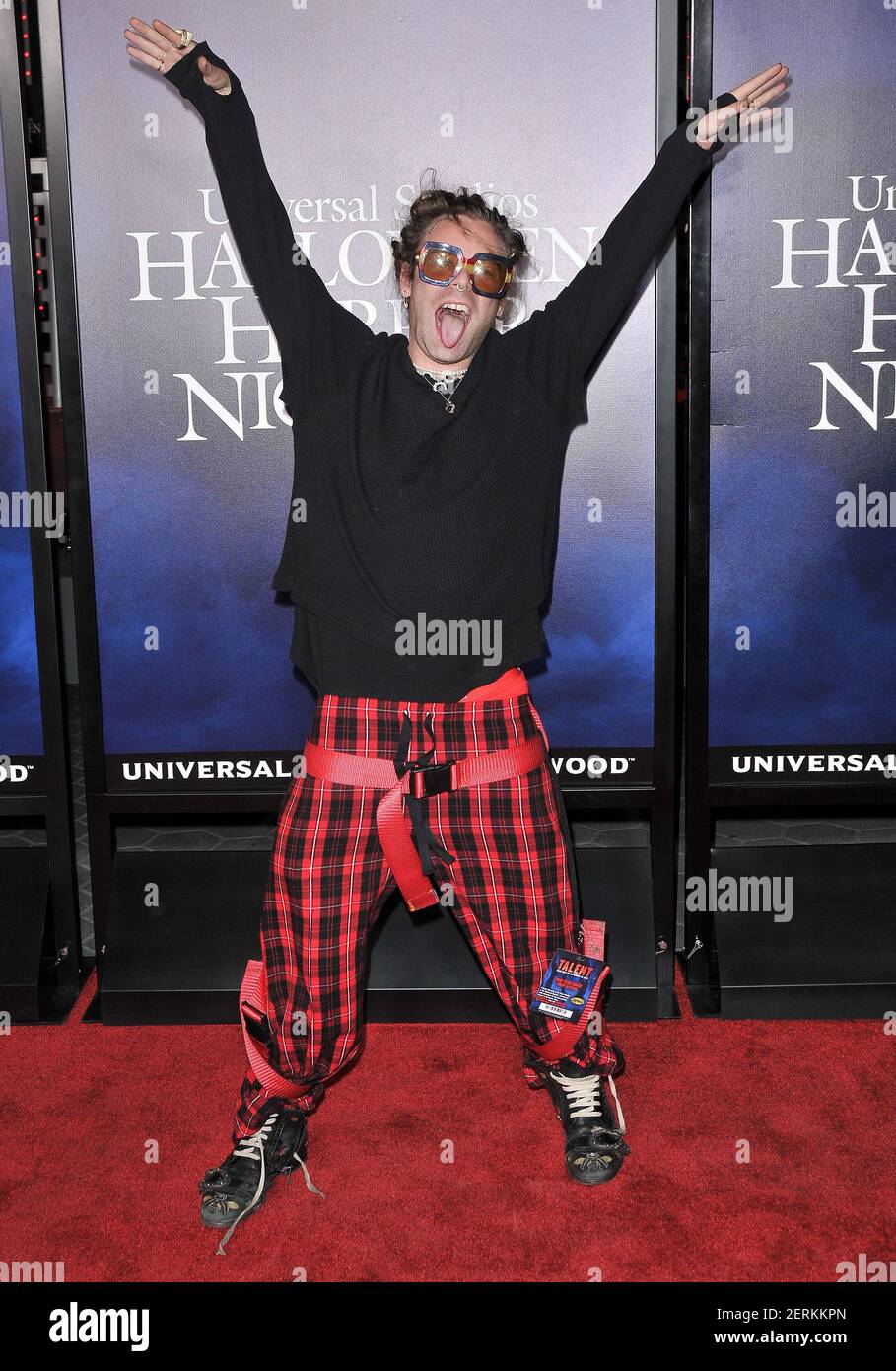 Mod Sun arrives at the Universal Studios "Halloween Horror Nights ...