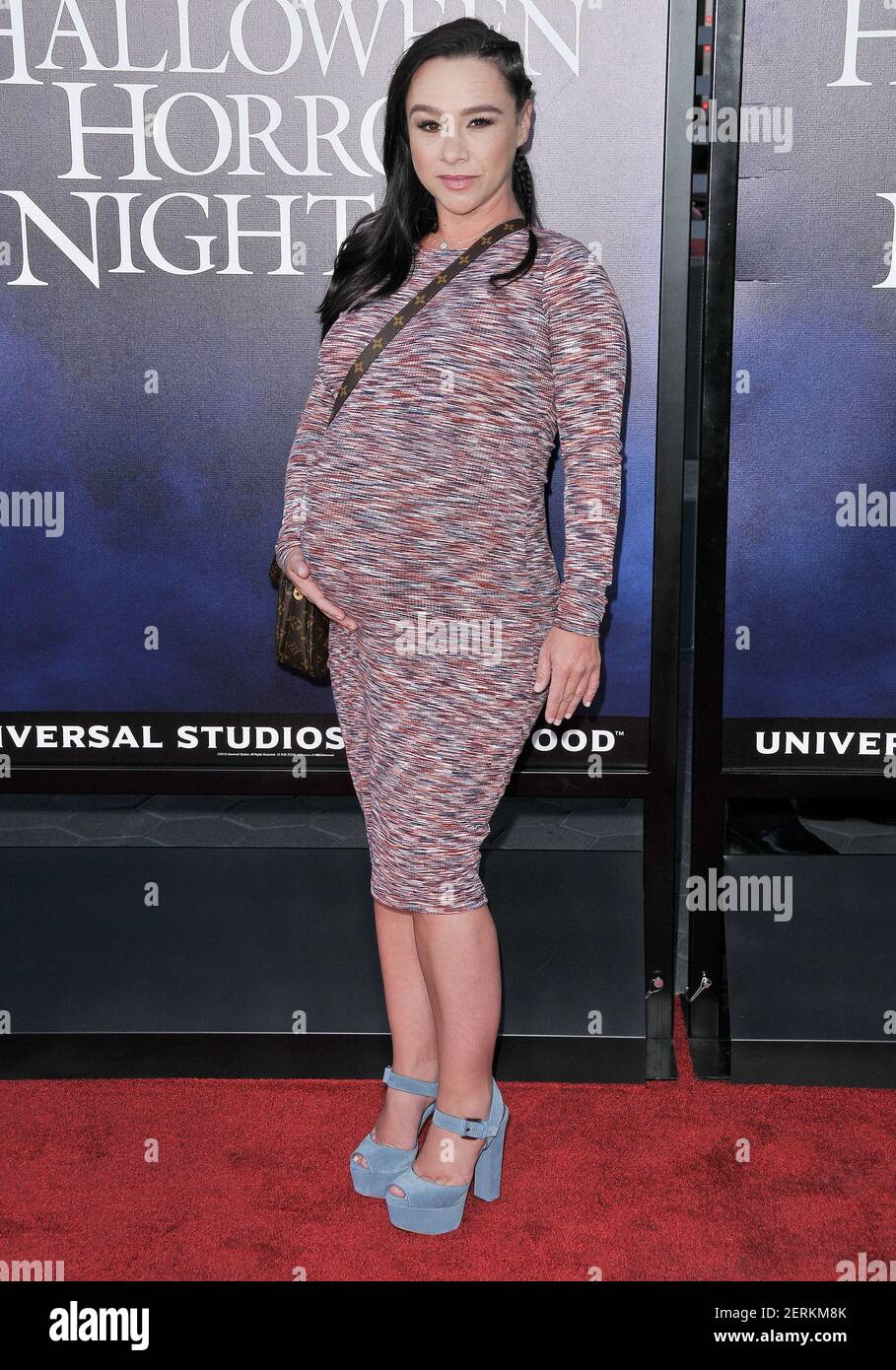 Danielle Harris arrives at the Universal Studios "Halloween Horror ...