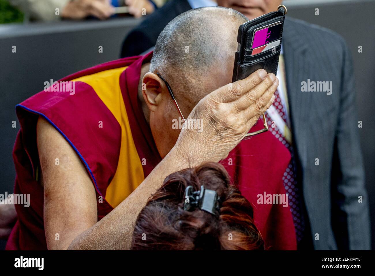 15-9-2018 ROTTERDAM - The Dalai Lama in Rotterdam . The 83-year-old ...