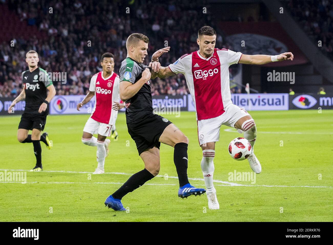 AMSTERDAM, Ajax - FC Groningen, football, Eredivisie, season 2018-2019 ...