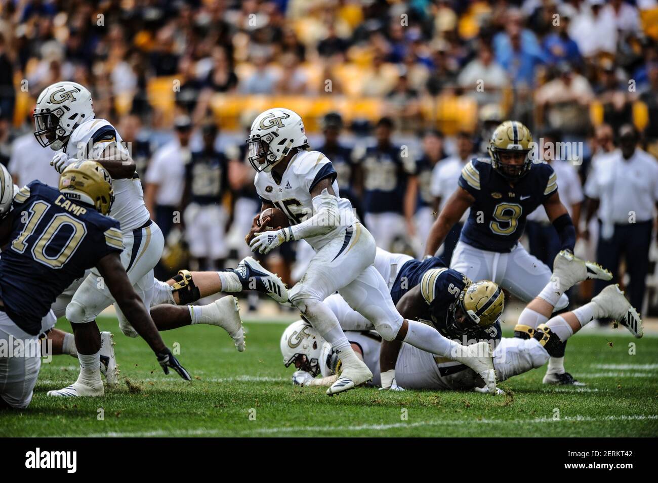 September 15th, 2018: TaQuon Marshall #16 during the Pitt Panthers vs ...