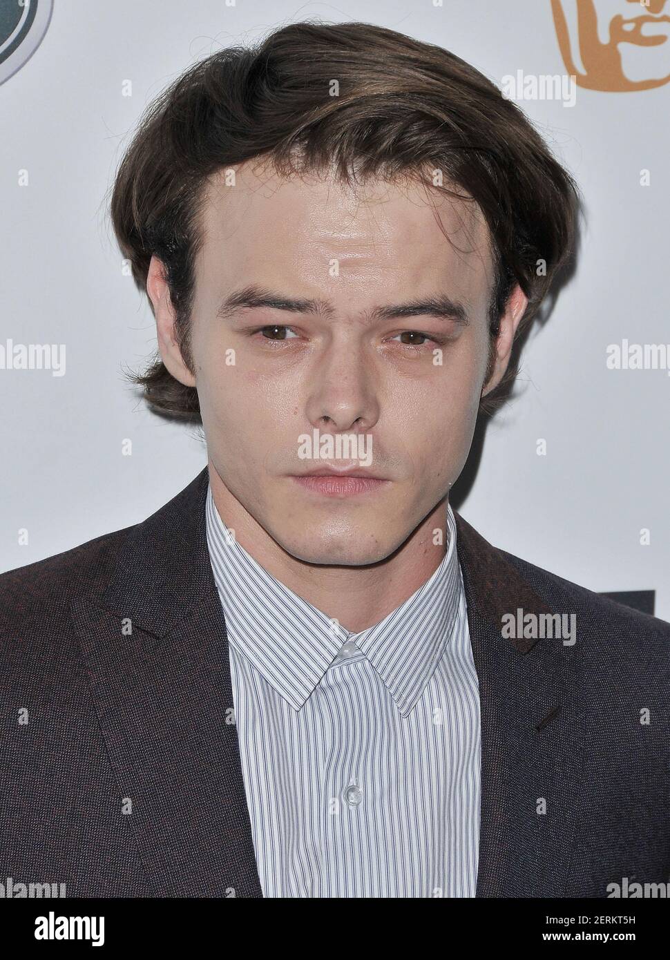 Charlie Heaton arrives at the 2018 BAFTA Los Angeles + BBC America TV ...