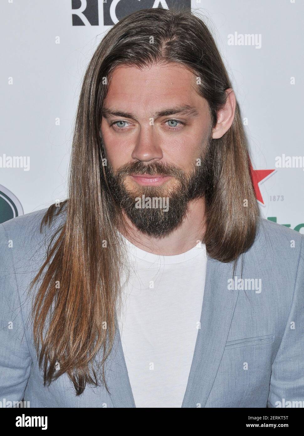 Tom Payne arrives at the 2018 BAFTA Los Angeles + BBC America TV Tea ...