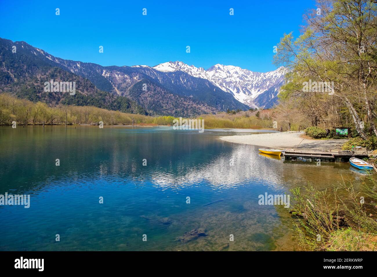 Kamikochi National Park in the Northern Japan Alps of Nagano Prefecture ...