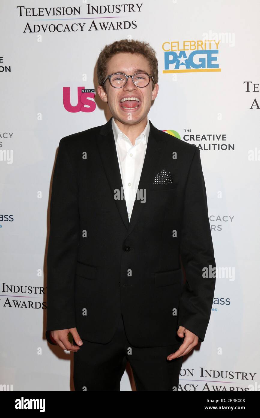 LOS ANGELES - SEP 15: Sean Giambrone at the 2018 Television Industry ...