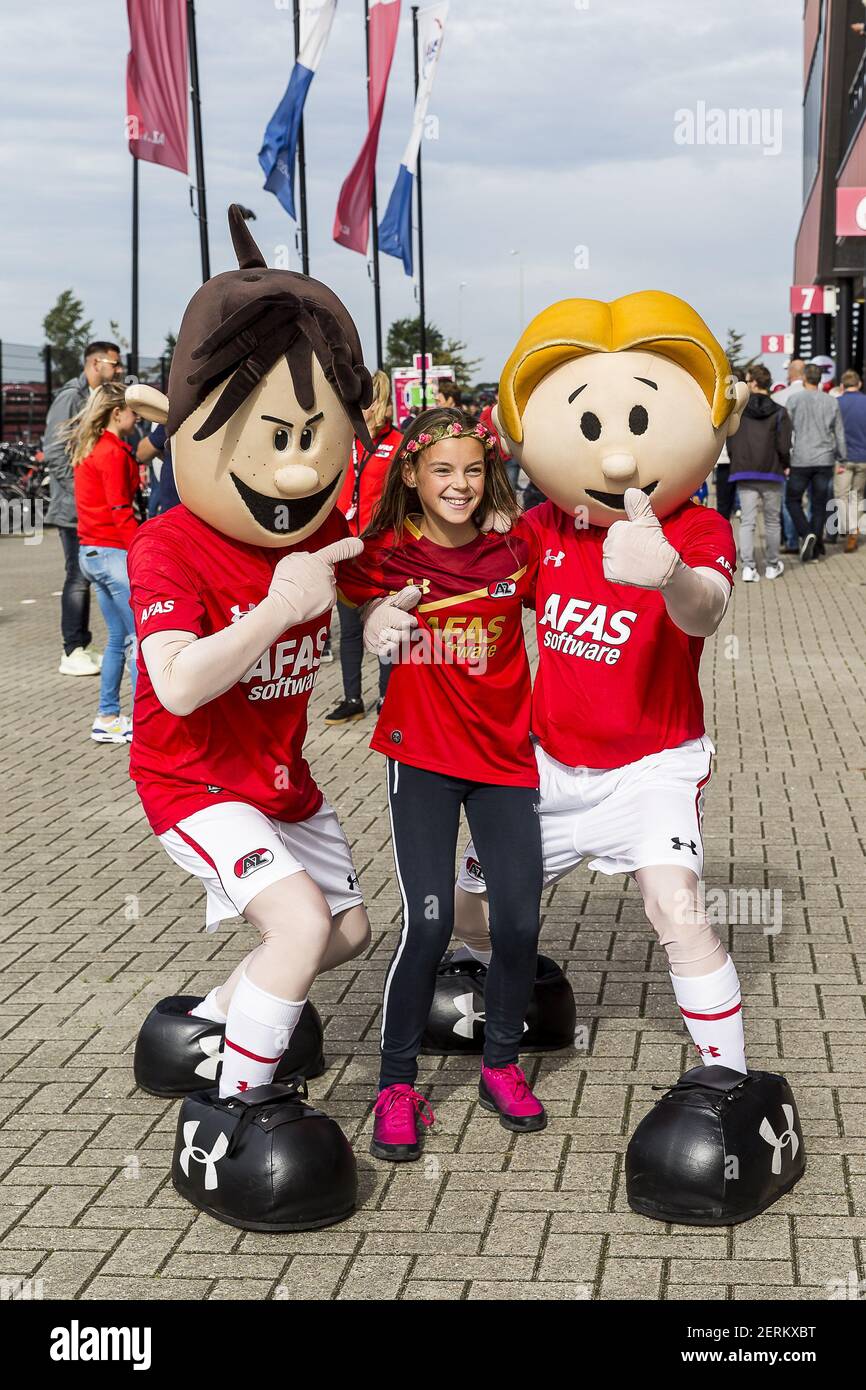 ALKMAAR - 16-09-2018, AFAS stadion. Dutch football Eredivisie season ...