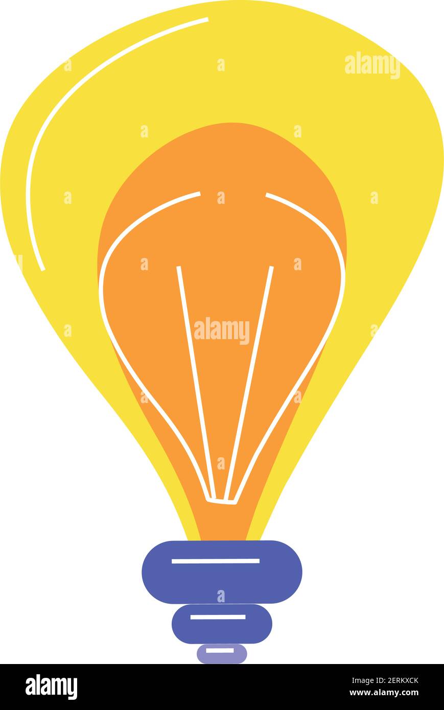 light bulb energy cartoon icon Stock Vector Image & Art - Alamy