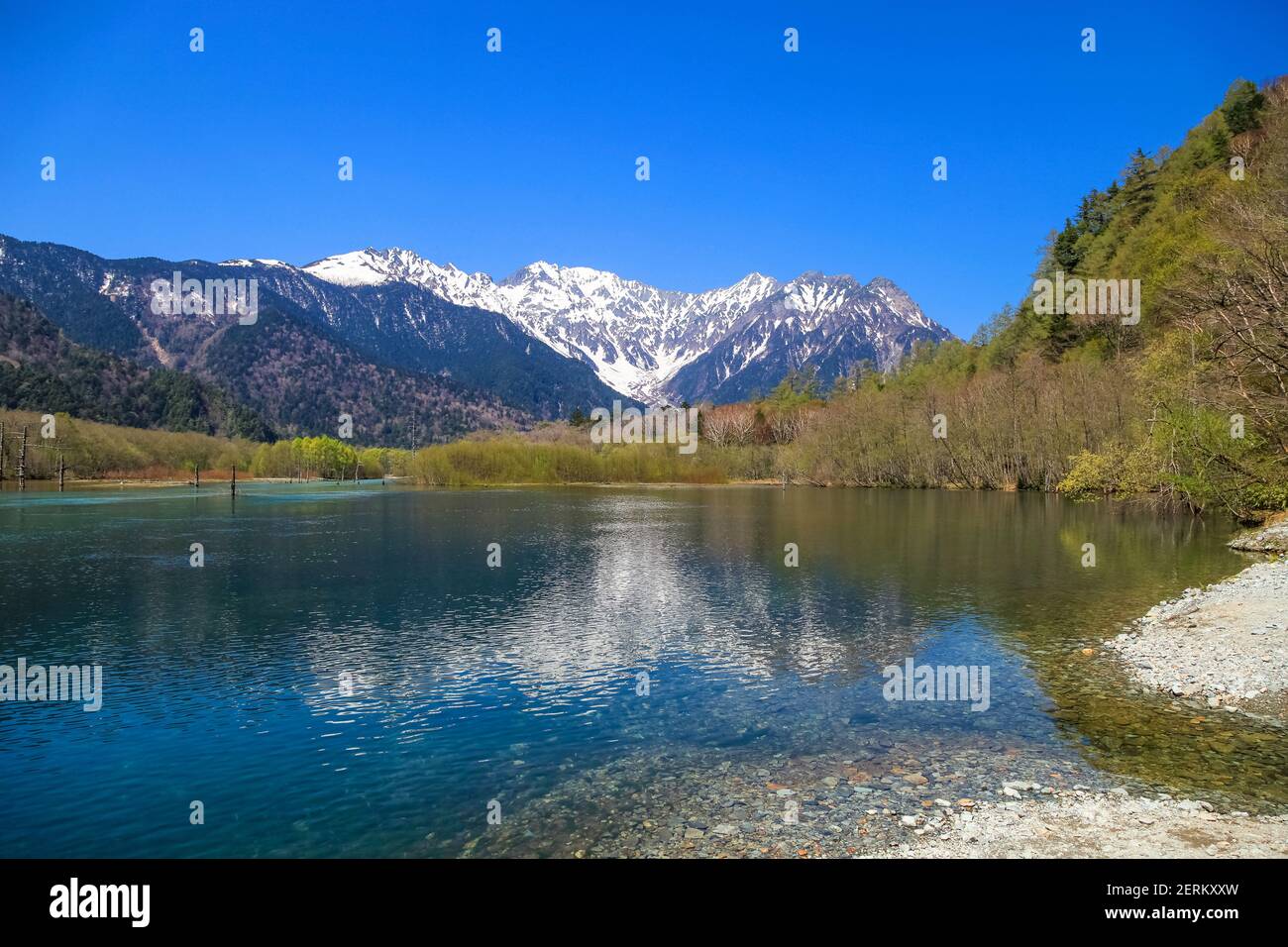 Kamikochi National Park in the Northern Japan Alps of Nagano Prefecture ...