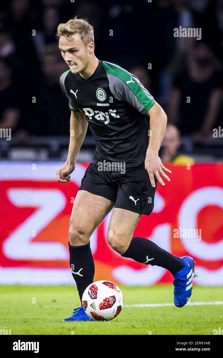 AMSTERDAM, Ajax - FC Groningen, football, Eredivisie, season 2018-2019 ...