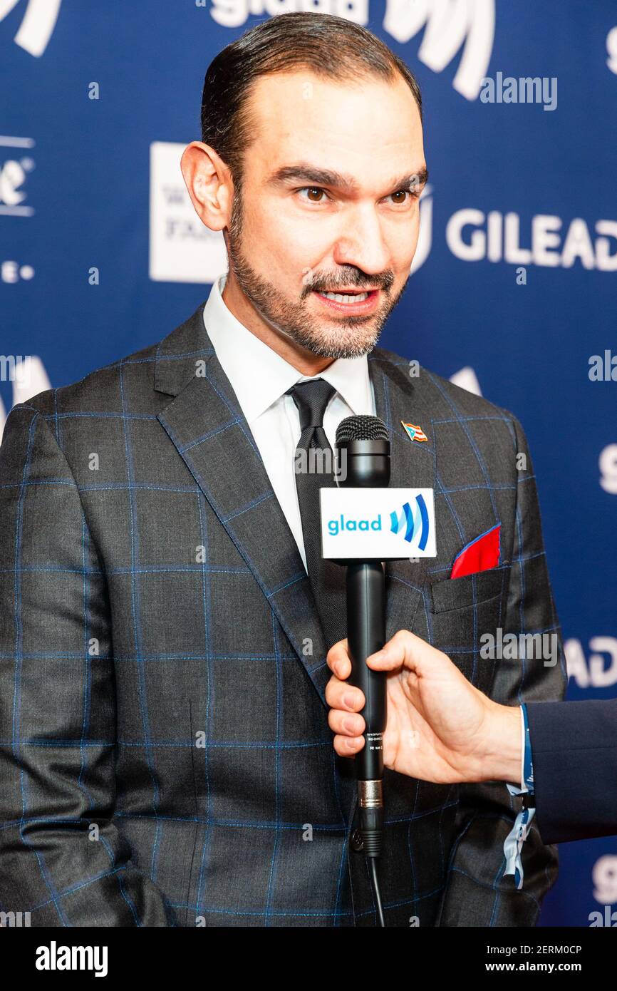 SAN FRANCISCO, CA - September 15 - Javier Munoz attends GLAAD Gala San ...