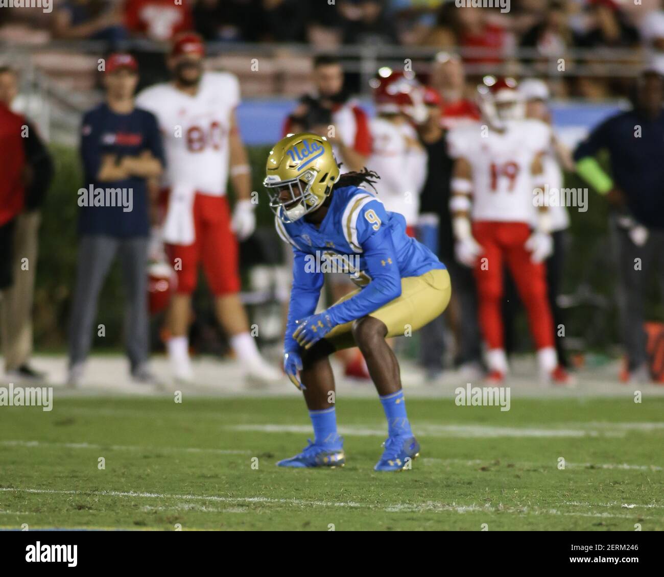 September 15, 2018 Pasadena CA,..UCLA Bruins defensive back Elijah ...