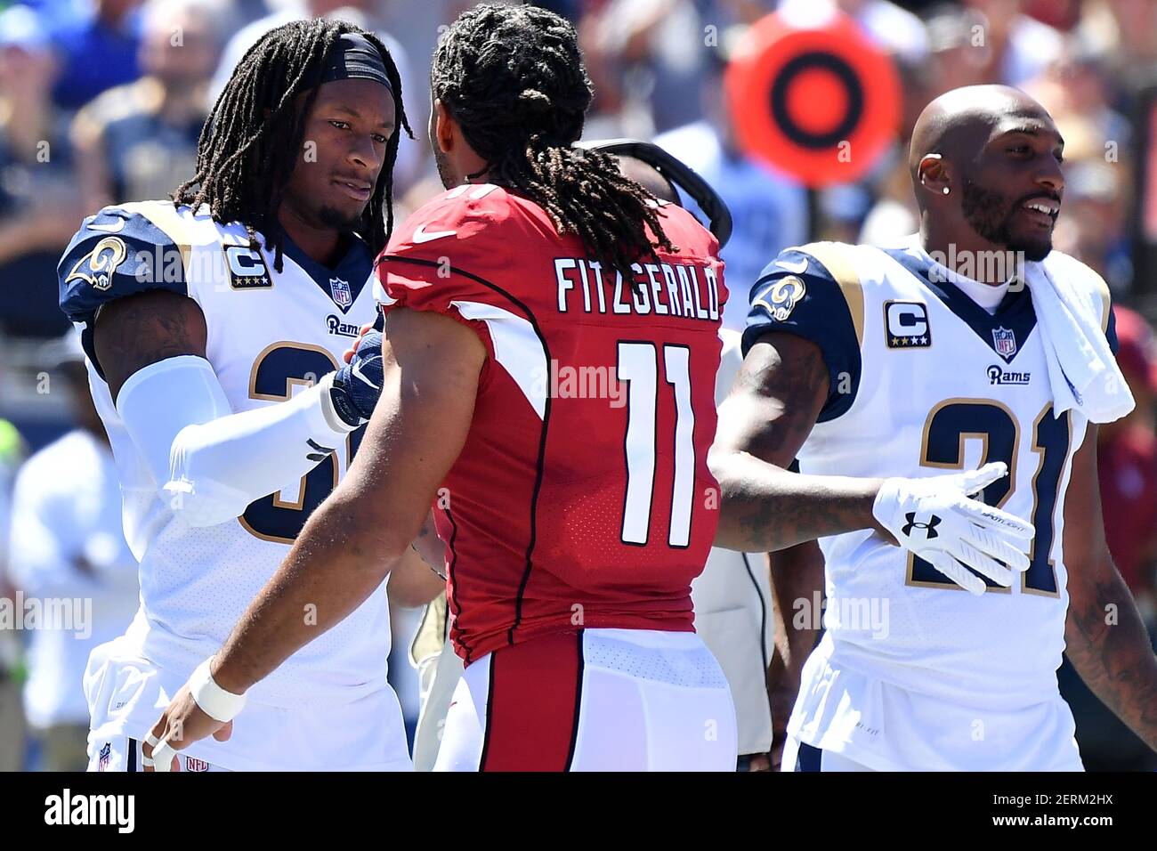 September 16, 2018 Los Angeles, CA.Los Angeles Rams running back Todd ...
