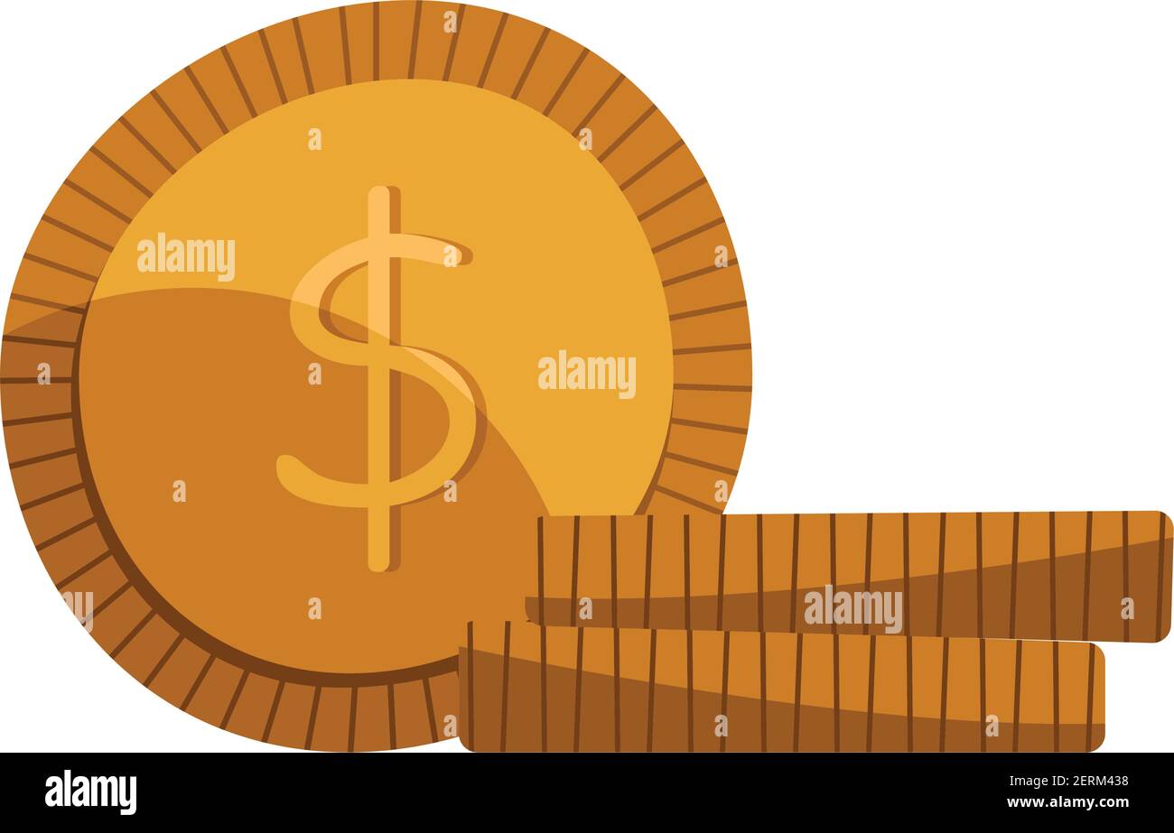 Cents coins Stock Vector Images - Alamy