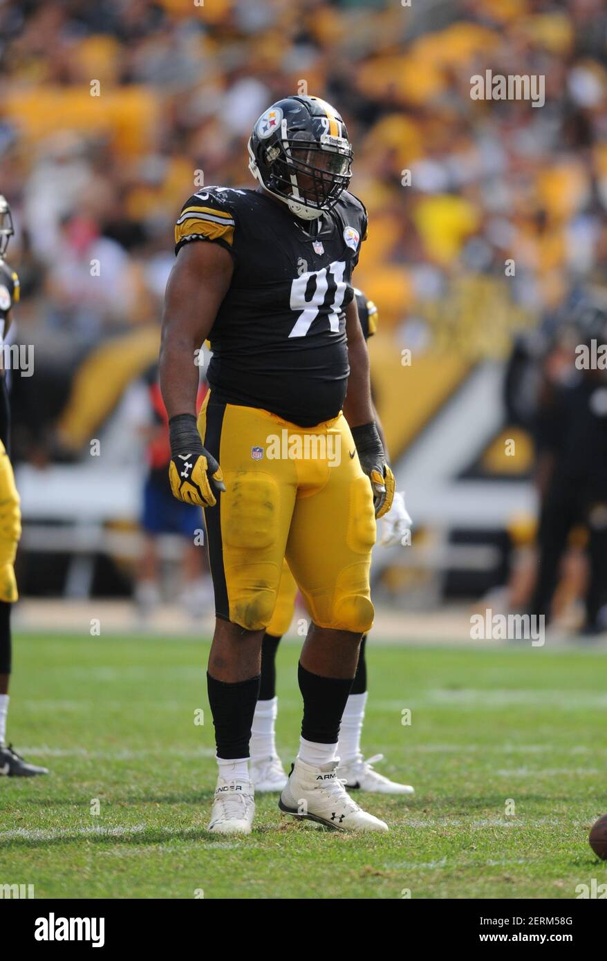 September 16th, 2018: Steelers #91 Stephon Tuitt during the Pittsburgh ...