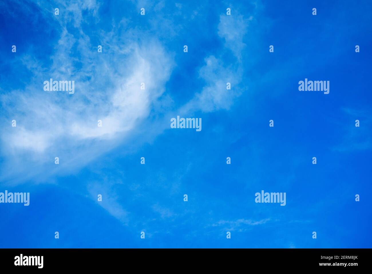 Beauty white cloud and clear blue sky in sunny day texture background ...