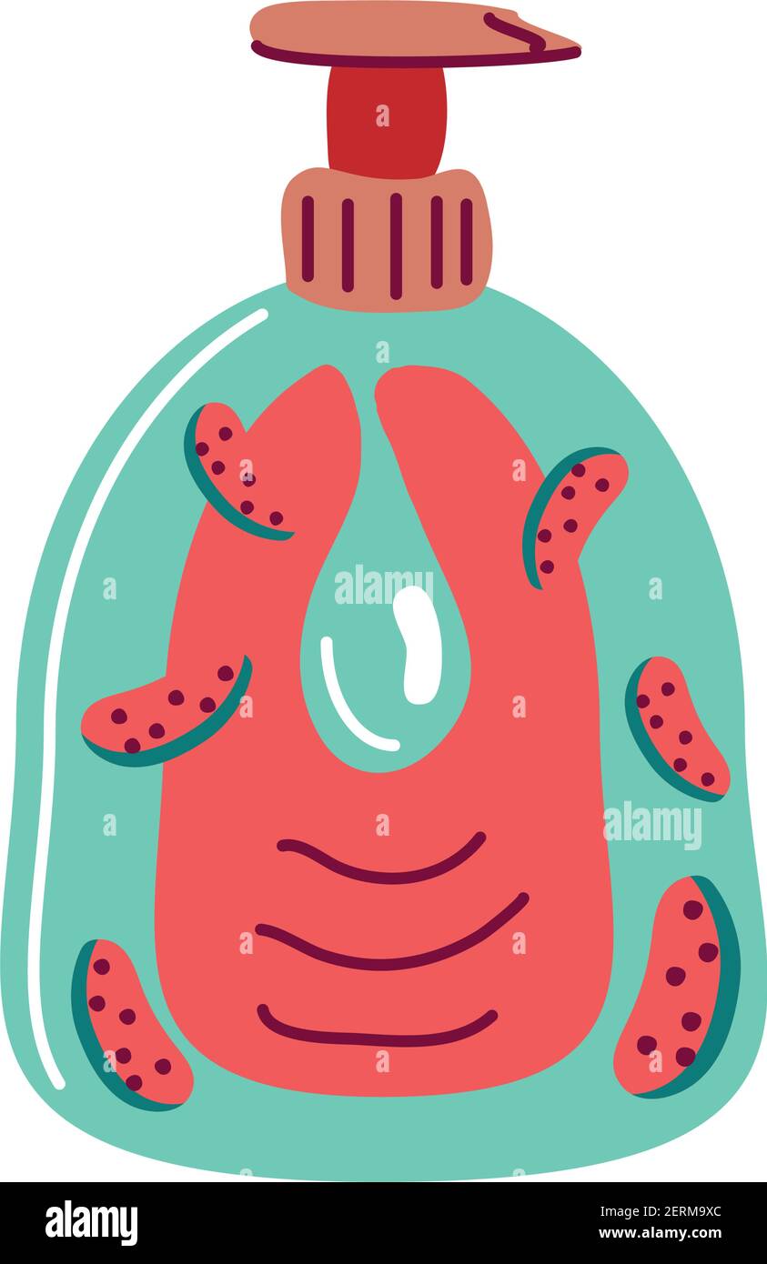 body gel bottle skincare caroon Stock Vector Image & Art - Alamy
