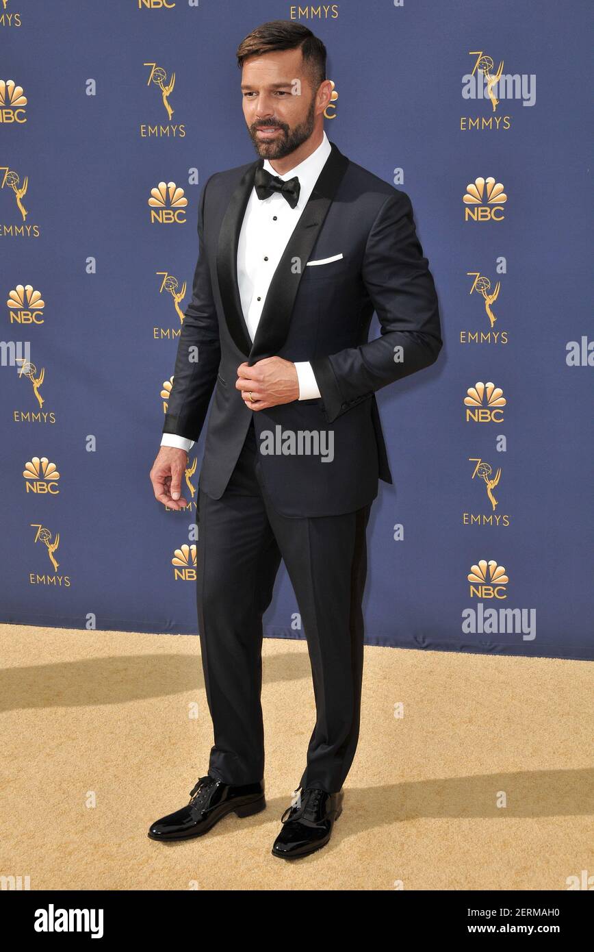 Ricky Martin at the 70th Primetime Emmy Awards held at Microsoft ...