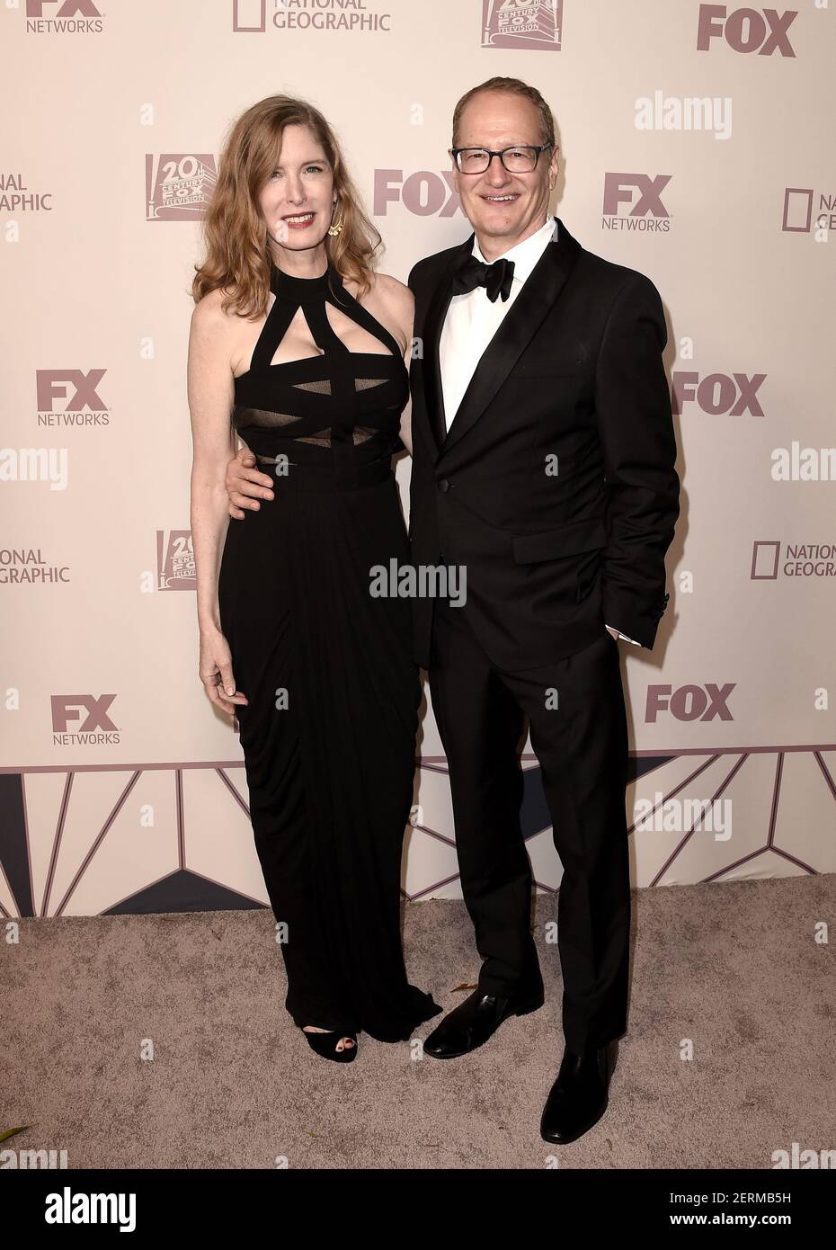 LOS ANGELES - SEPTEMBER 17: Stephen Schiff and guest attend the Fox, FX ...