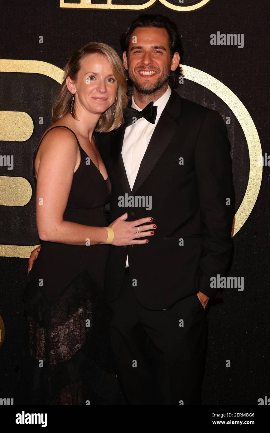 Rachel Patino, Roberto Patino attend the HBO's Official 2018 Emmy After ...