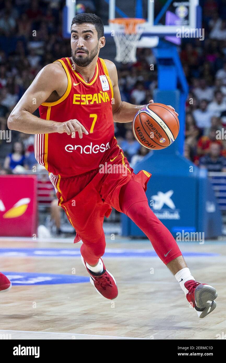 Jaime Fernandez of Spain during the FIBA Basketball World Cup Qualifier ...