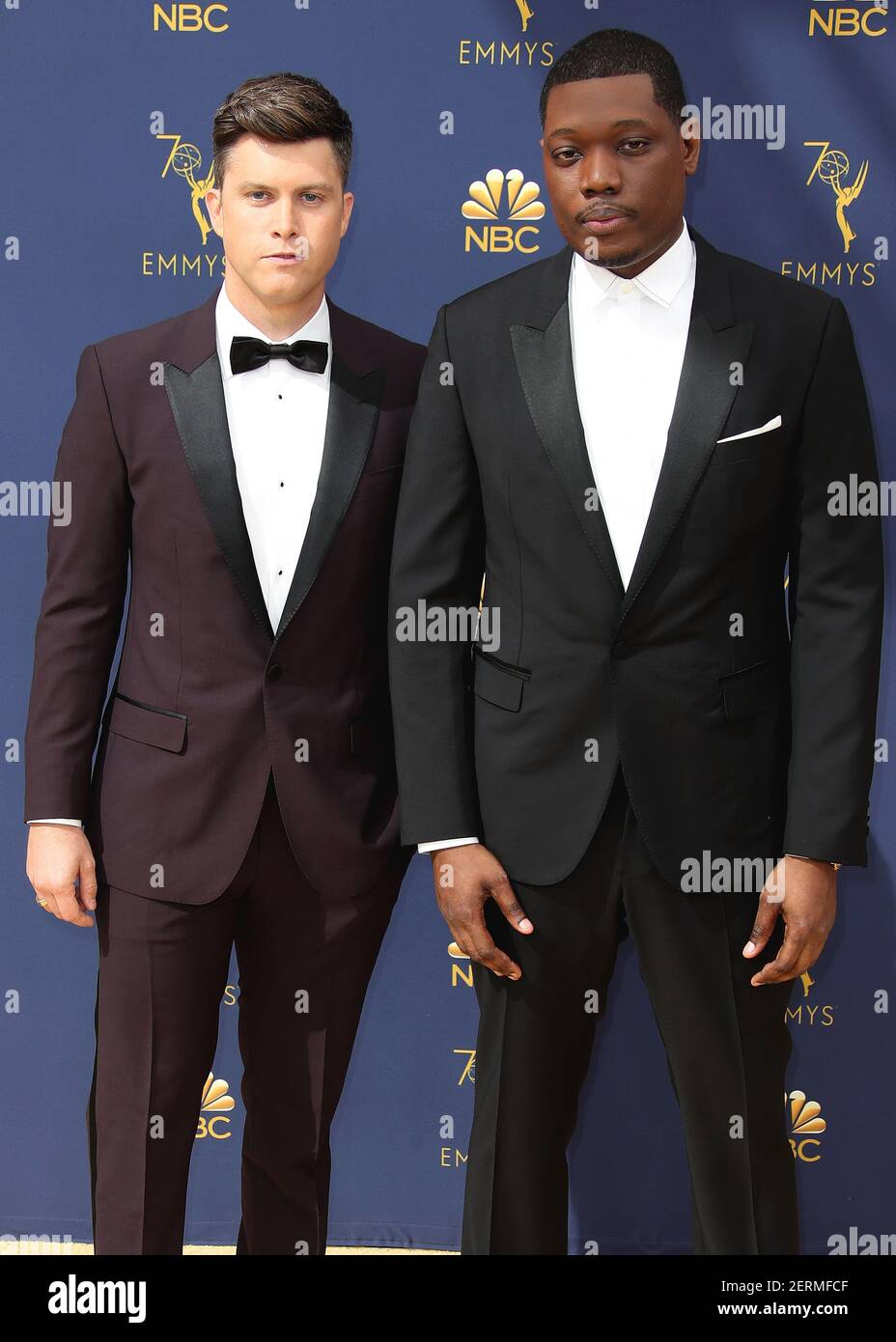 LOS ANGELES - SEPTEMBER 17: Colin Jost and Michael Che at the 70th ...