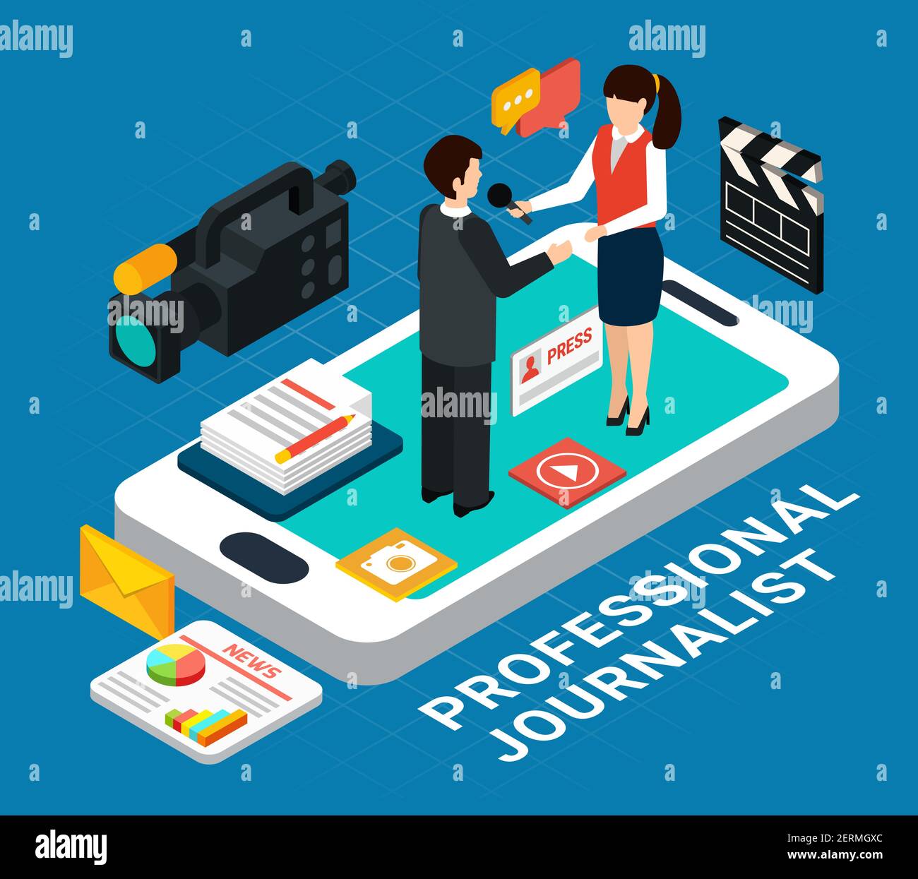 Interview subject Stock Vector Images - Alamy