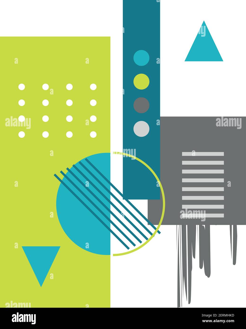 geometric shapes abstract background template Stock Vector Image & Art ...