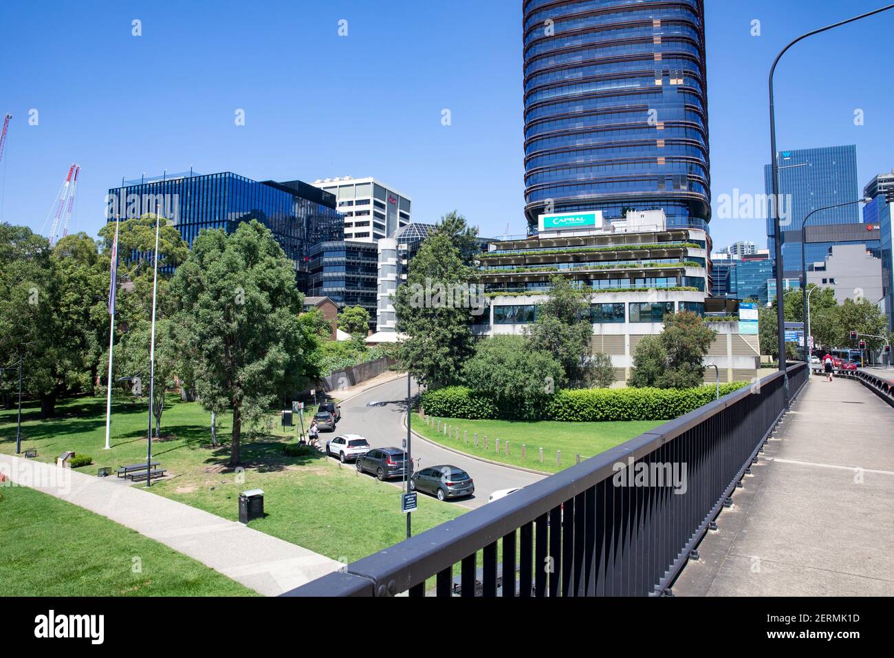 Australian office buildings in Parramatta city centre,NSW,Australia ...