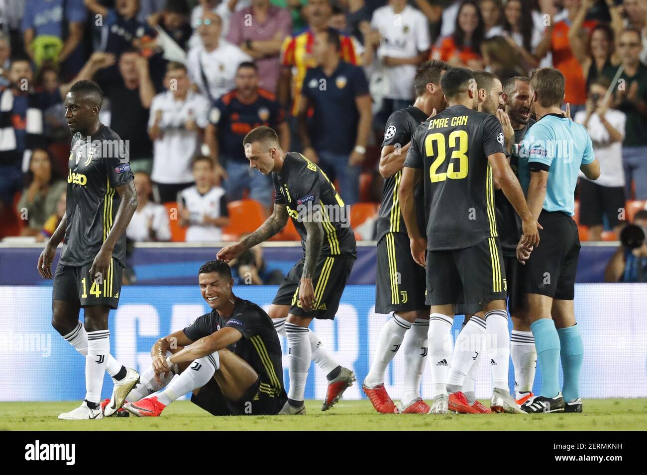 VALENCIA, 19-09-2018, Stadium Mestalla, season 2018 / 2019, Champions ...