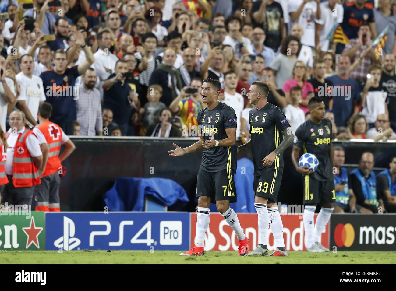 VALENCIA, 19-09-2018, Stadium Mestalla, season 2018 / 2019, Champions ...