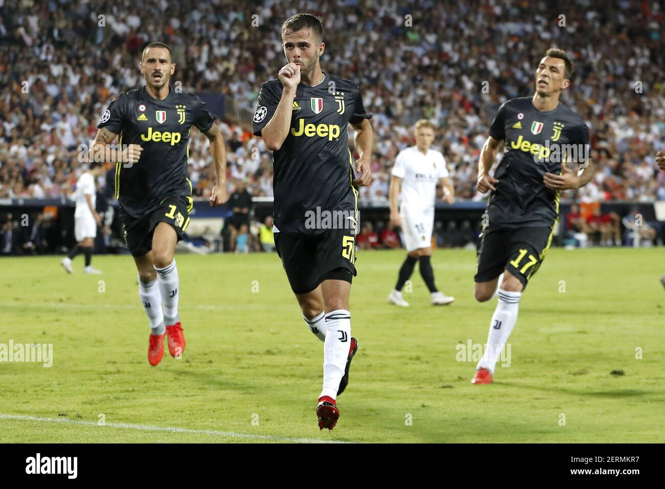 VALENCIA, 19-09-2018, Stadium Mestalla, season 2018 / 2019, Champions ...