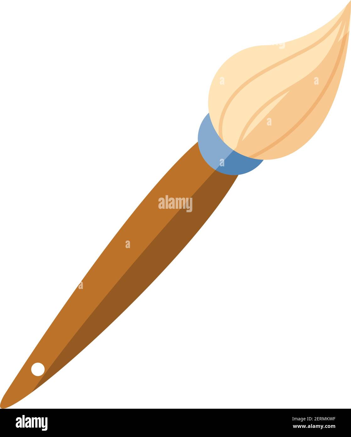 paint brush supply isolated icon vector illustration design Stock ...