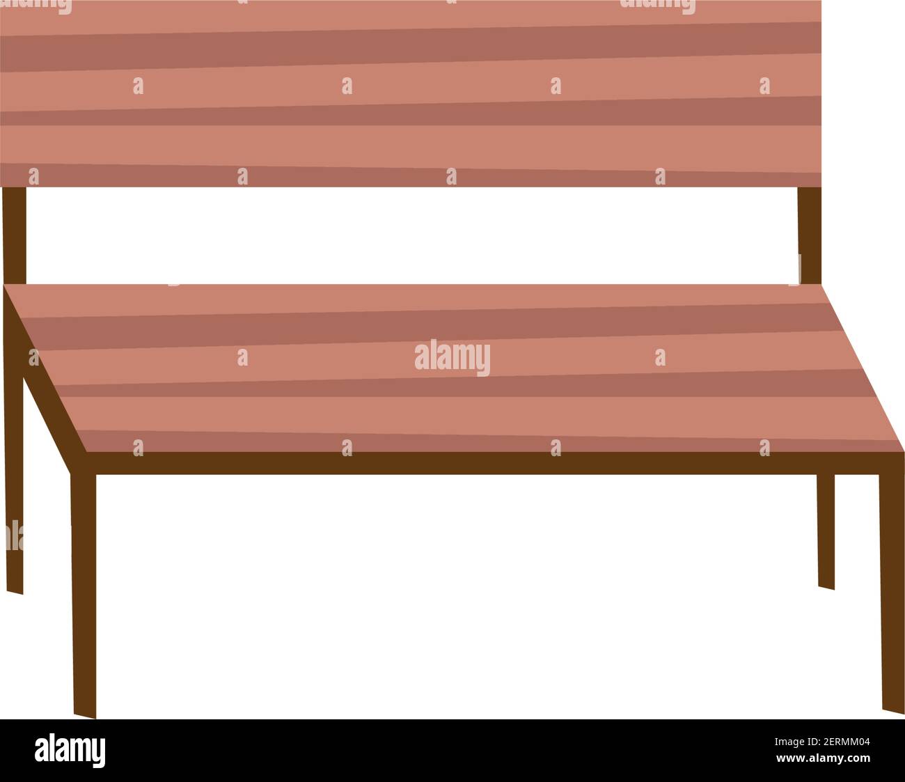 park chair wooden isolated icon vector illustration design Stock Vector ...