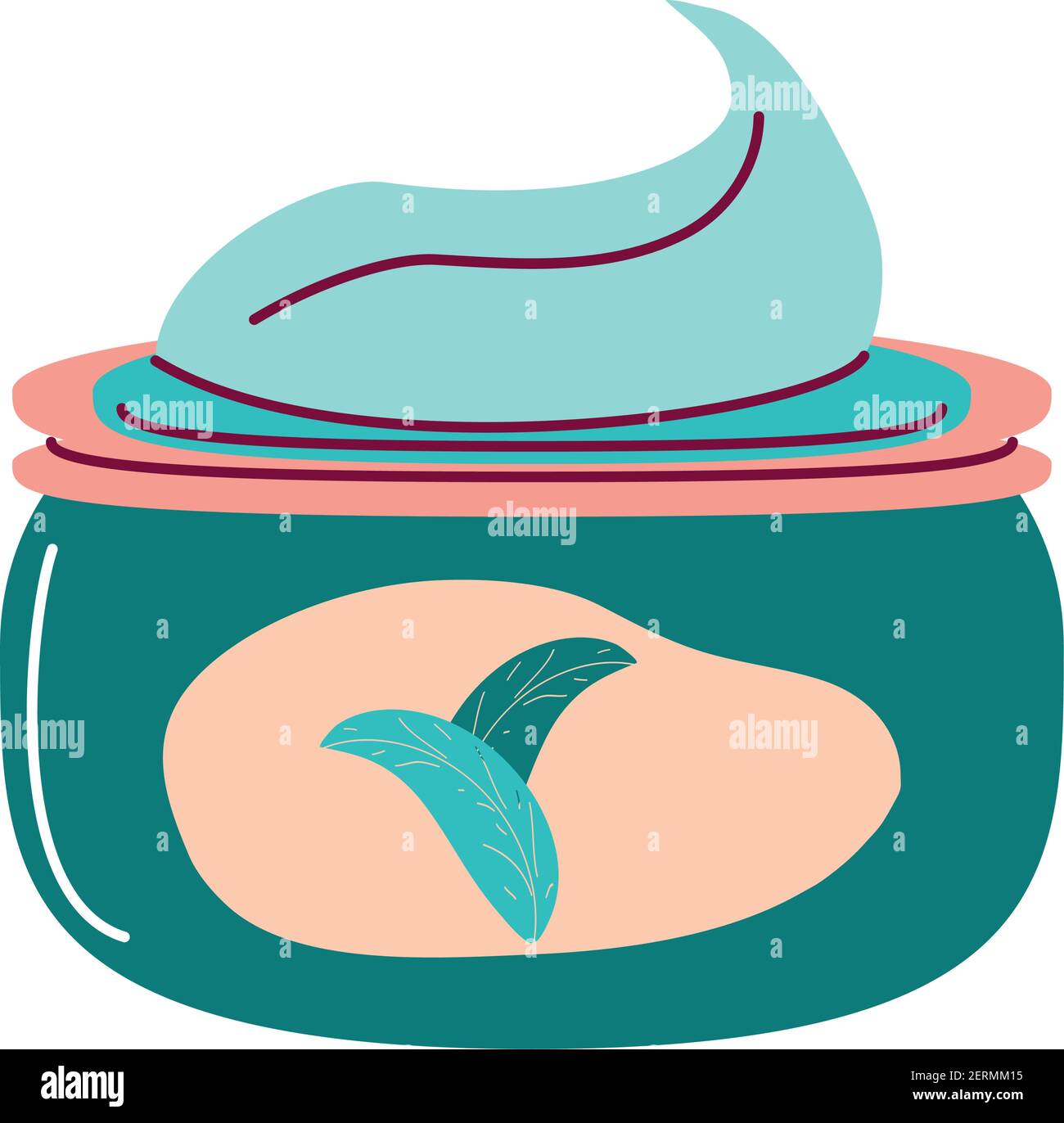 skincare cream container organic cartoon Stock Vector Image & Art - Alamy