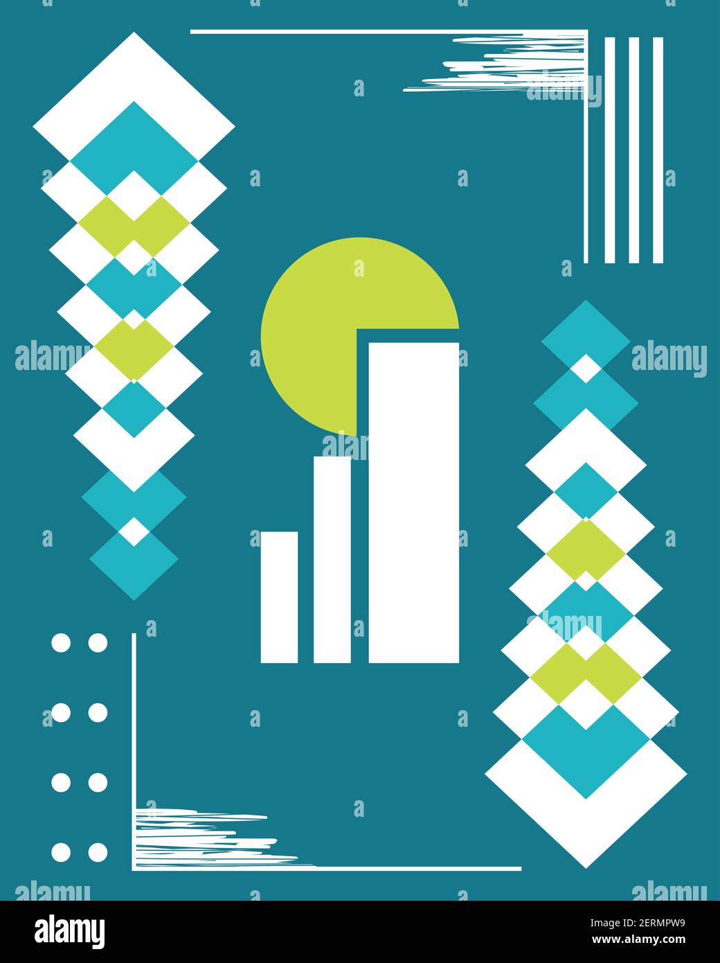 abstract brochure chart report template Stock Vector Image & Art - Alamy