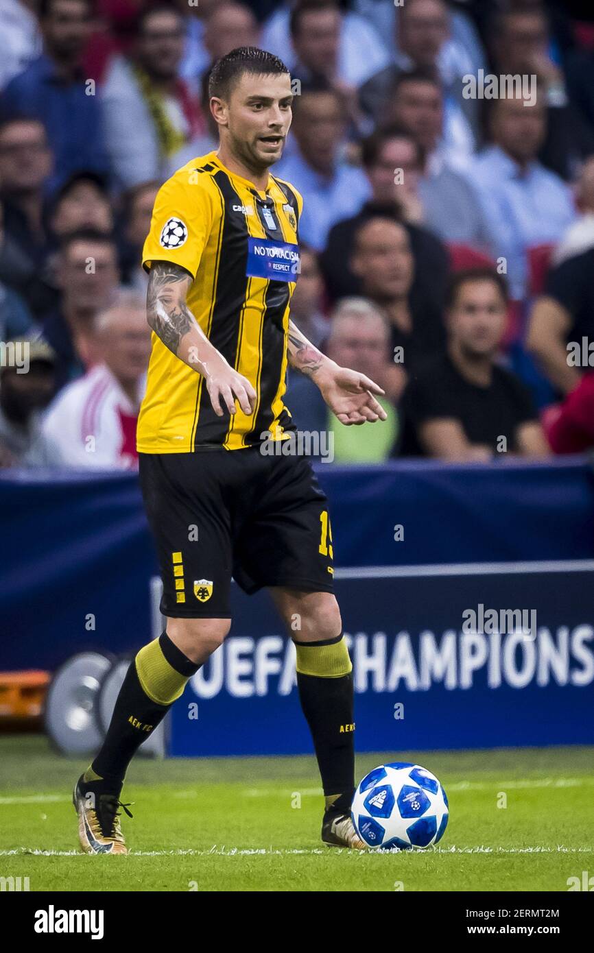 AMSTERDAM, AFC Ajax - AEK Athens FC, football, Champions League, season ...