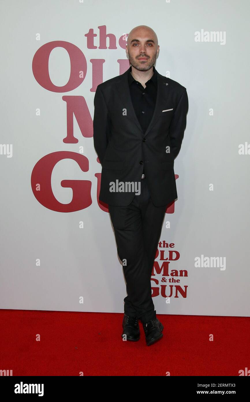 David Lowery attends The Old Man and The Gun Premiere at the Paris ...