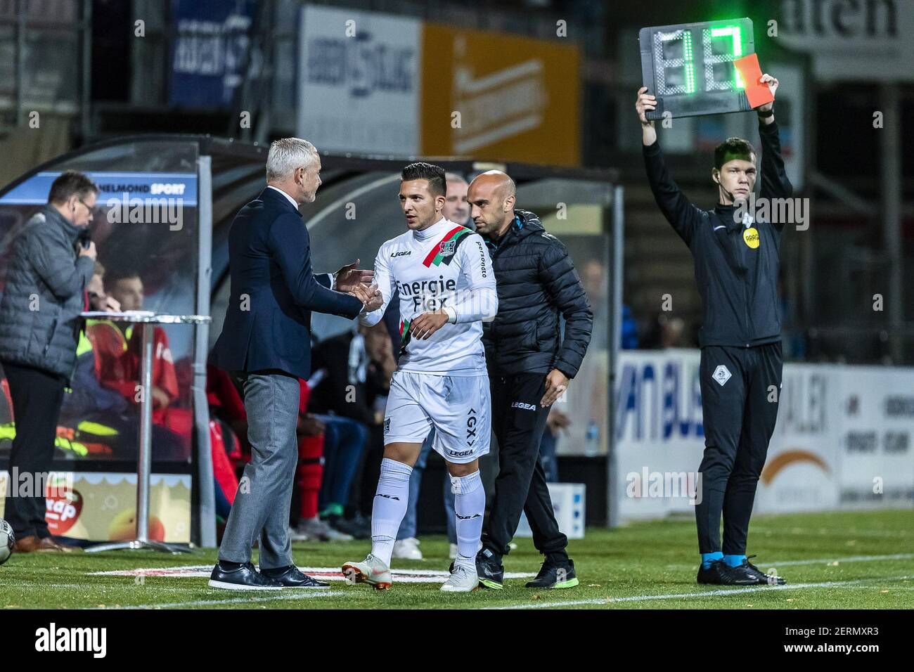 HELMOND, Netherlands, 21-09-2018, football, SolarUnie Stadium, Dutch ...