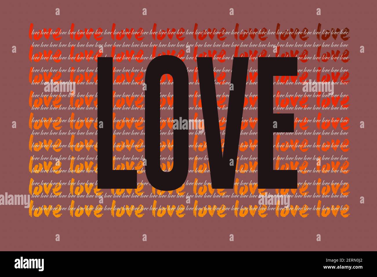 Love wording as symbol of love and care. Happy Valentines Day heart ...