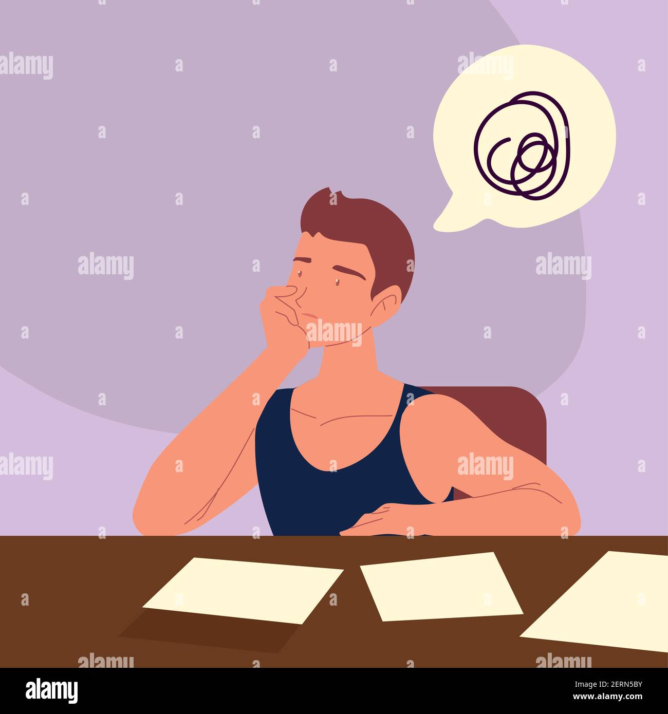 Boring paperwork Stock Vector Images - Alamy