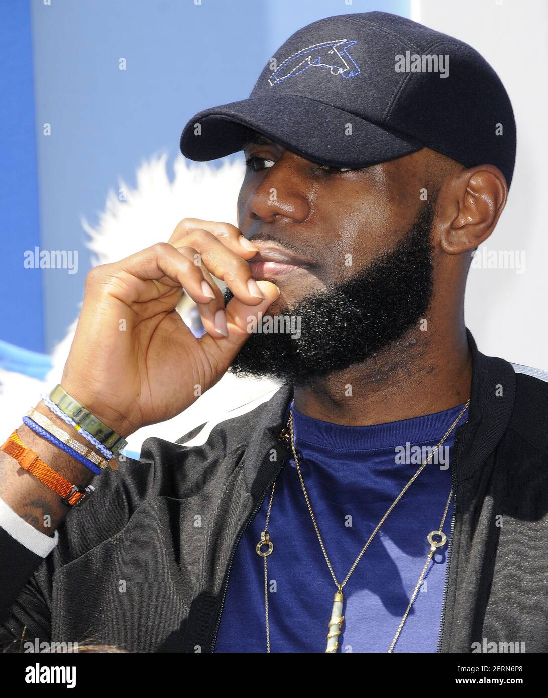Lebron James arrives at the "Smallfoot" Los Angeles Premiere held at ...