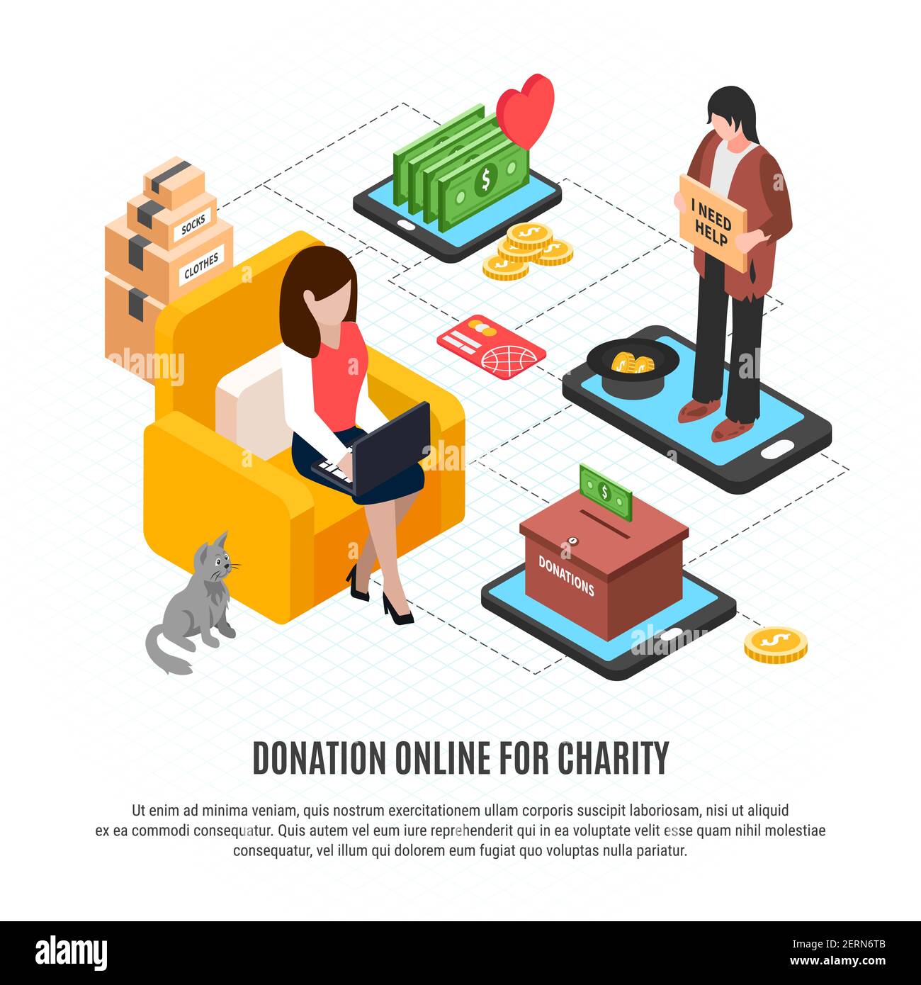 Home service fund Stock Vector Images - Alamy