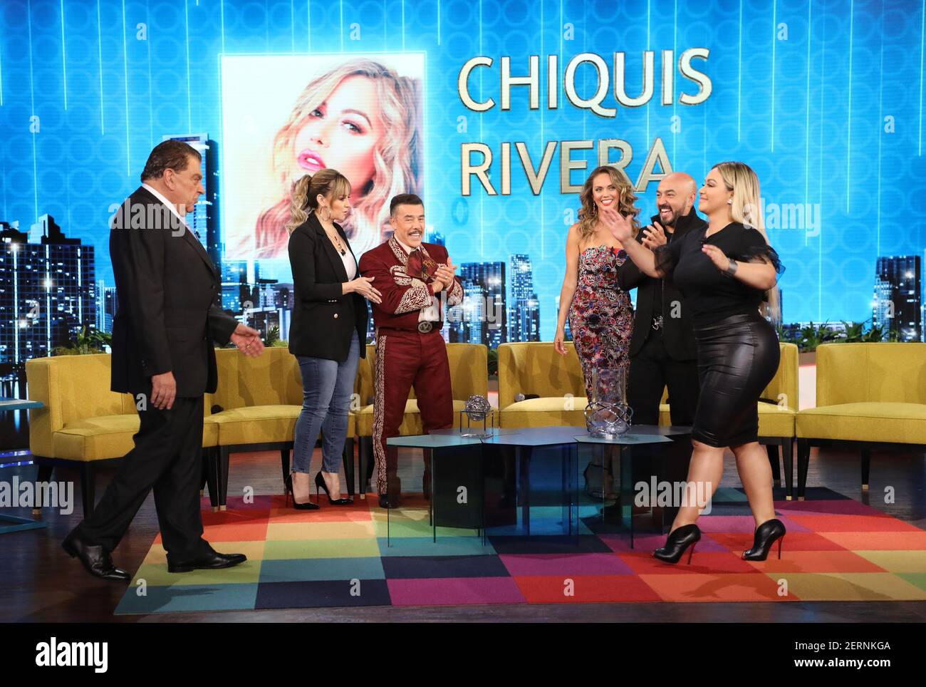 MIAMI, FL-SEPT 20: Don Francisco, Rosie Rivera, Pedro Rivera, Jessica ...