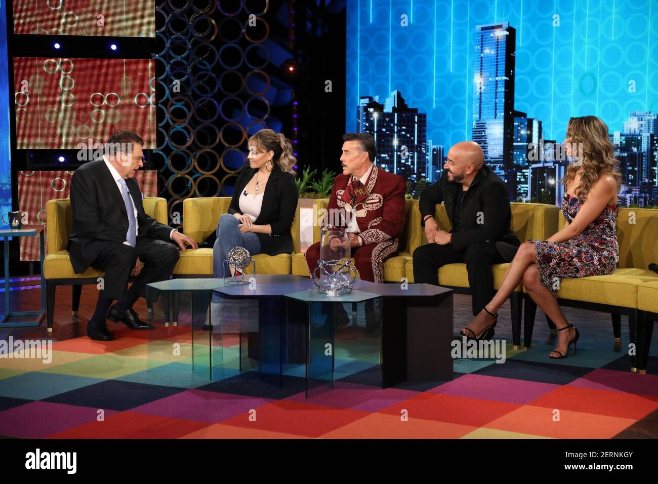 MIAMI, FL-SEPT 20: Don Francisco, Rosie Rivera, Pedro Rivera, Lupillo ...