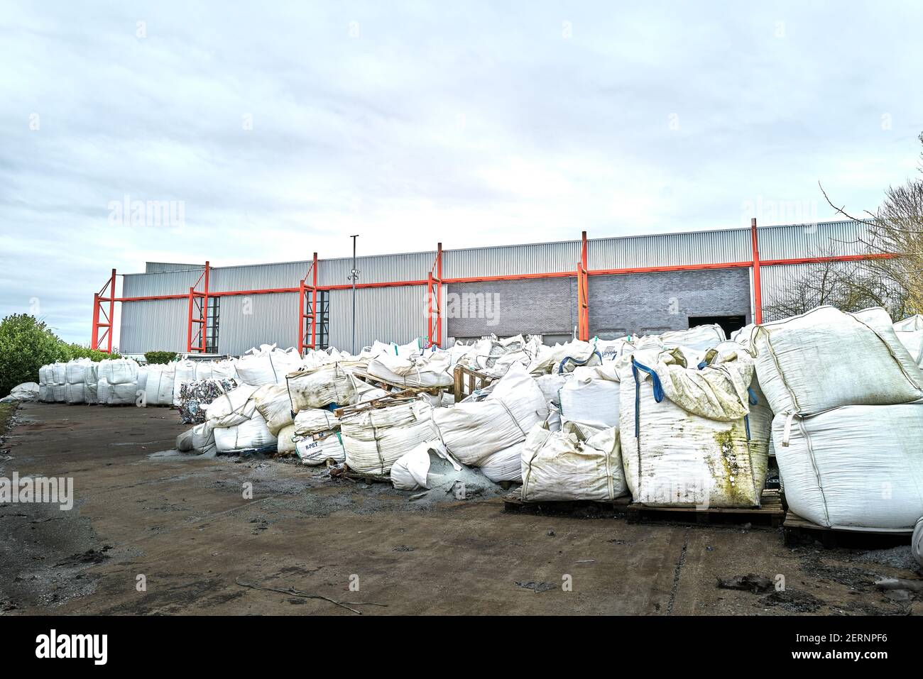 Jayplas (plastic recycling) factory, Oakley Hay Industrial Estate ...