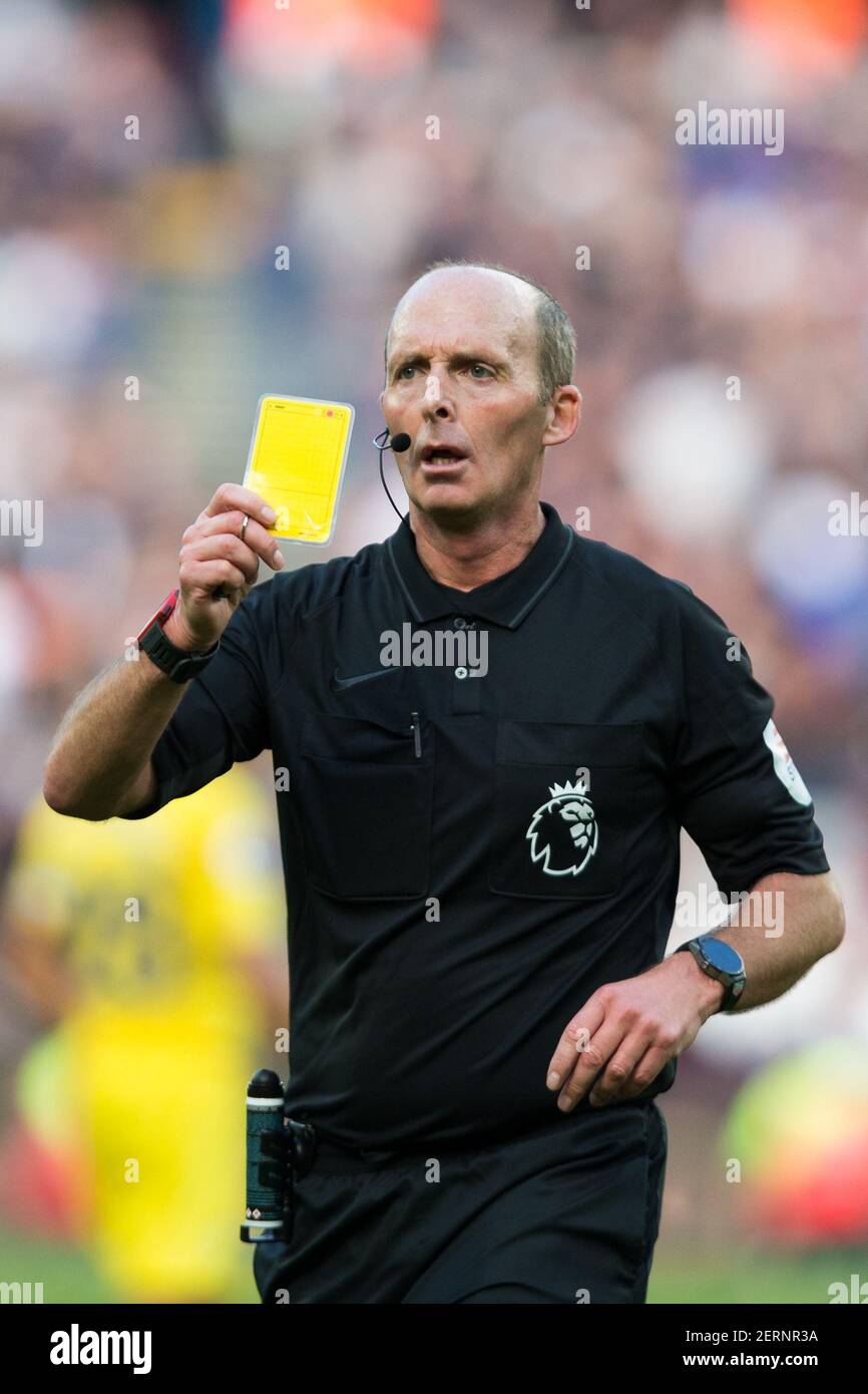 September 23, 2018 - London, United Kingdom - Referee Mike Dean during ...
