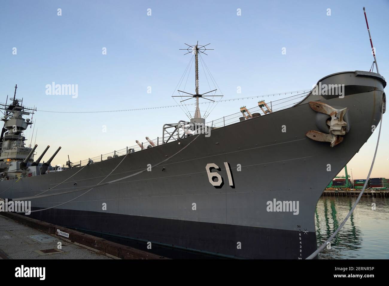 The uss iowa the battleship iowa museum hi-res stock photography and ...