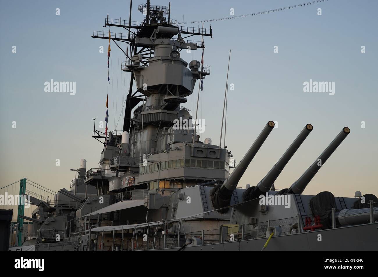 Battleship uss iowa in port hi-res stock photography and images - Alamy